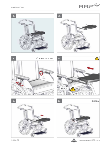 R82 Kudu Seating User manual | Manualzz