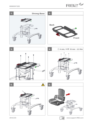 R82 Strong Base Seating User manual | Manualzz