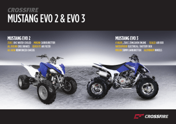 Crossfire Mustang Evo 2 & 3 ATV Spec Sheet | Manualzz