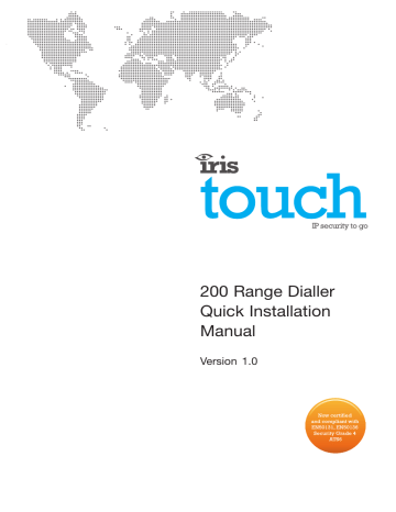 Chiron IRIS Touch 200 Owner Manual | Manualzz