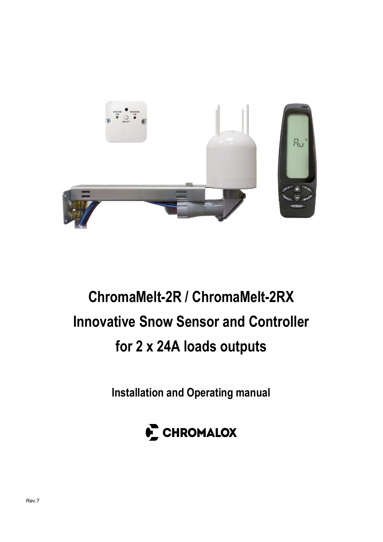Chromalox ChromaMelt-2R Snow and Ice Melting Control Manual | Manualzz
