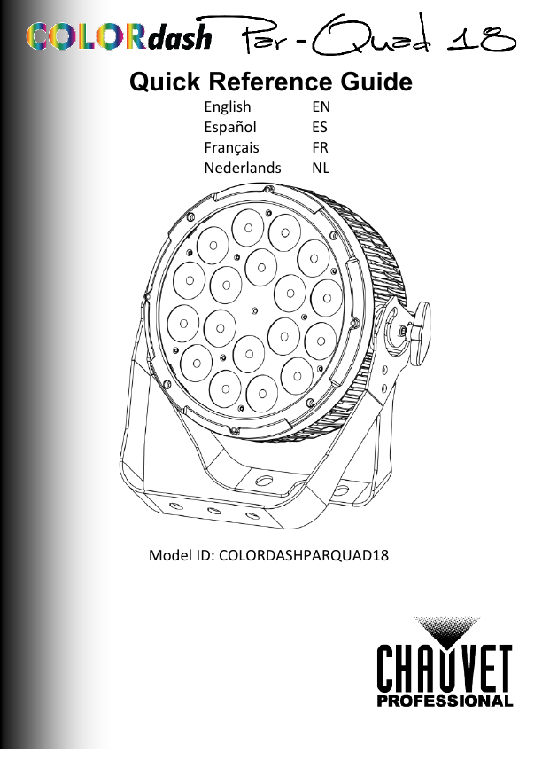 Chauvet Colordash Guide de référence | Manualzz