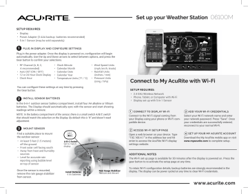 Acurite Display User Manual | Manualzz