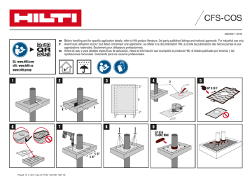 Hilti CFS-COS Mode d'emploi | Manualzz