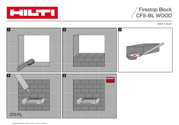 Hilti CFS-BL WOOD Operating Instruction | Manualzz