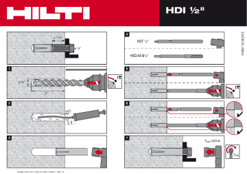 Hilti HDI 1/2" User guide | Manualzz