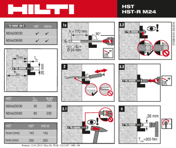 Hilti HST M24 Instruction for use | Manualzz