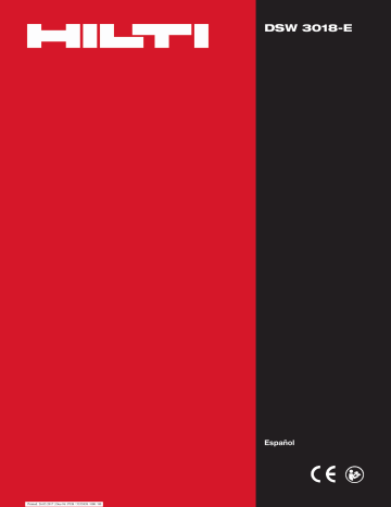 Hilti DSW 3018-E Instrucciones de operación | Manualzz