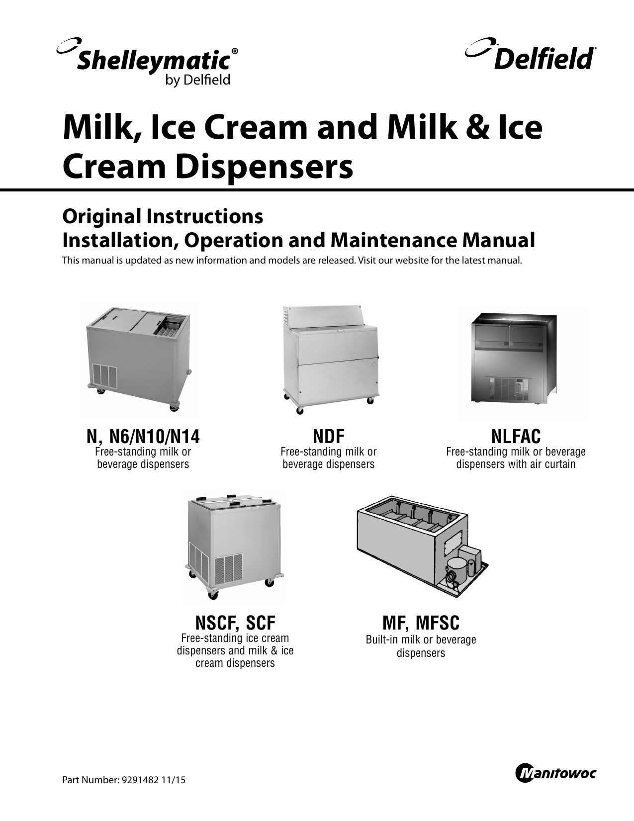 Delfield MF, MFSC Service Manual | Manualzz