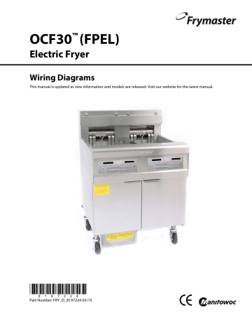 Frymaster OCF Electric Wiring Diagram | Manualzz