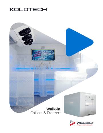 Koldtech Walk-in Chillers & Freezers Specification Sheet | Manualzz