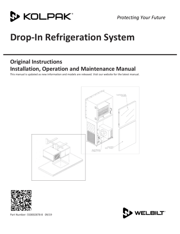 Kolpak Drop-In Refrigeration System Service Manual | Manualzz