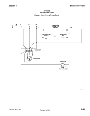 Manitowoc Ice RFC Condensing Unit 3ph Wiring Diagram | Manualzz