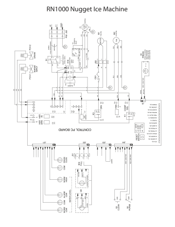 Manitowoc Ice RN1000 RN1400 Self-Contained Wiring Diagram | Manualzz