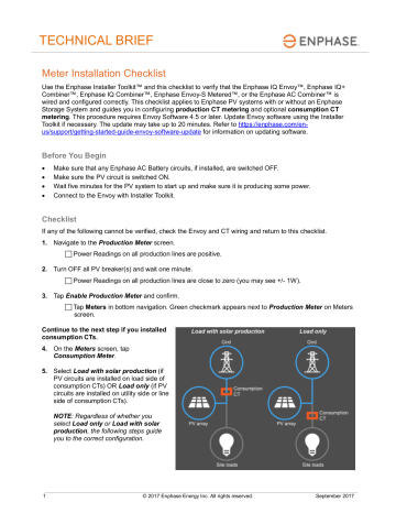 Enphase Meter (CT) Technical Brief | Manualzz