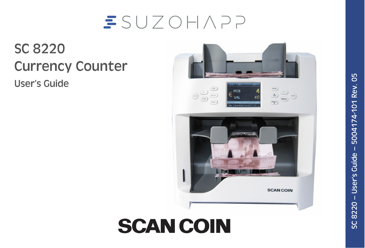 SCAN COIN SC-8220 User's Guide | Manualzz