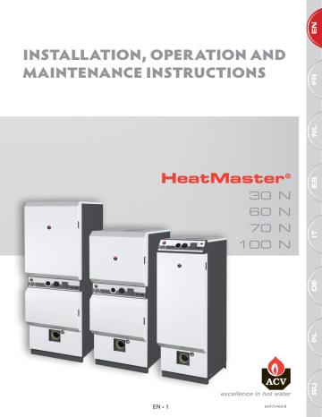 ACV HEATMASTER 100 N Owner Manual | Manualzz
