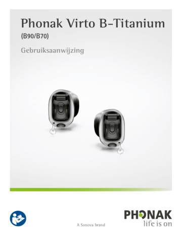 Phonak Virto B-Titanium de handleiding | Manualzz