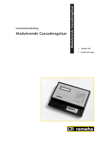 REMEHA Rematic MC de handleiding | Manualzz