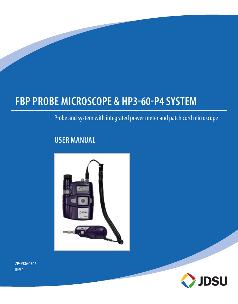 JDS Uniphase HP3-60-P4 User Manual | Manualzz