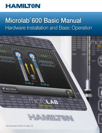 Hamilton Microlab 600 Basic Manual | Manualzz