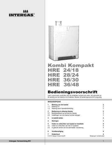 Intergas HRE 36-48 Kombi Kompakt de handleiding | Manualzz