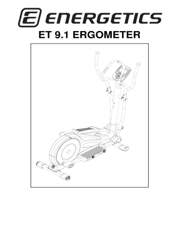 Energetics ET 9.1 ERGOMETER Owner Manual | Manualzz