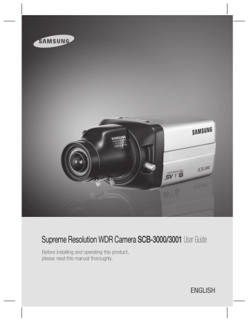 Samsung SCB-3000 Owner Manual | Manualzz