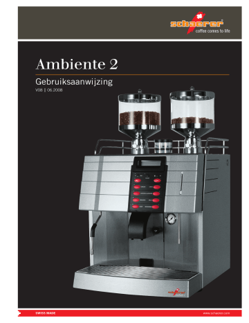 Schaerer Ambiente 2 de handleiding | Manualzz