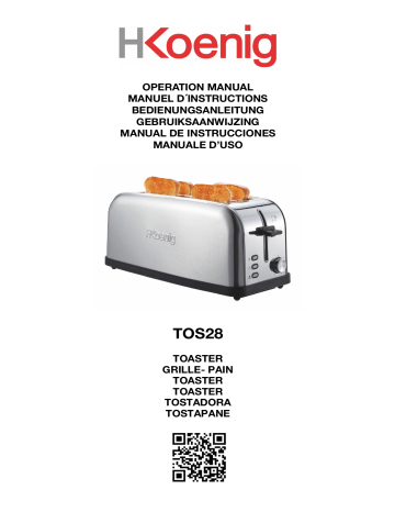 H.Koenig TOS28 El manual del propietario | Manualzz