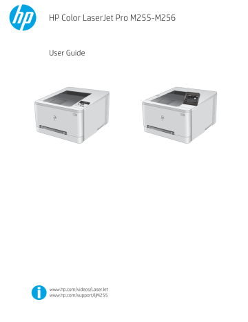 HP Color LaserJet Pro M255-M256 Printer series User Guide | Manualzz