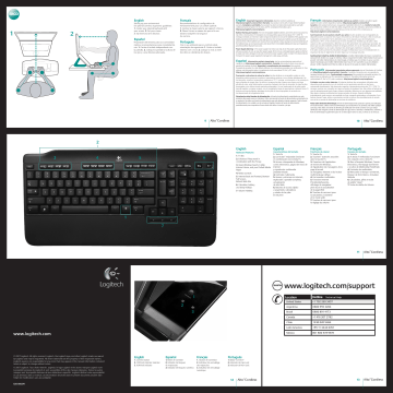 Logitech ALTO CORDLESS NOTEBOOK STAND Owner's Manual | Manualzz