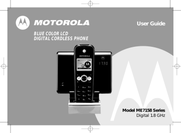 Motorola ME7158 Owner Manual | Manualzz
