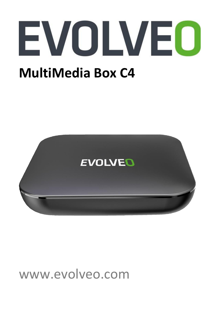 Evolveo multimedia box c4 smart tv windows pc El manual del propietario ...