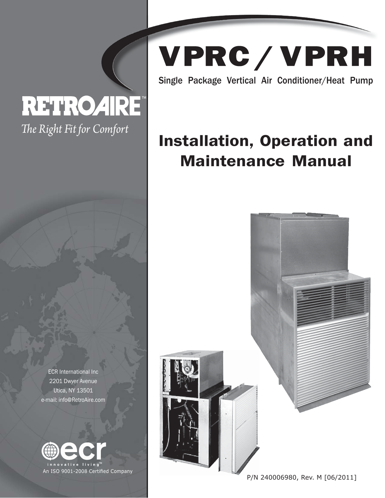 EMI VPRC/VPRH Installation & Operation Manual | Manualzz