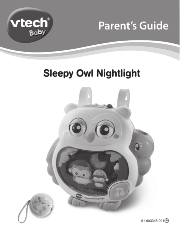 VTech Sleepy Owl Nightlight Parents' Manual | Manualzz