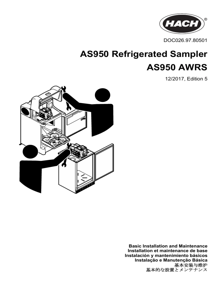 Hach AS950 AWRS User manual | Manualzz
