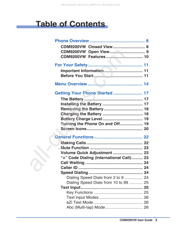 UTStarcom Verizon CDM9200VW Manual | Manualzz