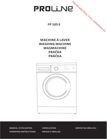 Proline FP 105 E Owner Manual | Manualzz