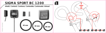 SIGMA SPORT BC 1200 Owner's Manual | Manualzz
