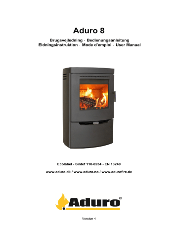 Aduro 8 wood burning stove User Manual | Manualzz