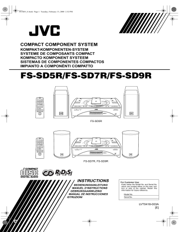 JVC FS-SD5 de handleiding | Manualzz