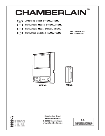 Chamberlain 75EML Owner Manual | Manualzz