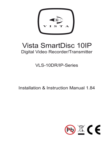 Vista SmartDisc 10IP Installation Instructions Manual | Manualzz