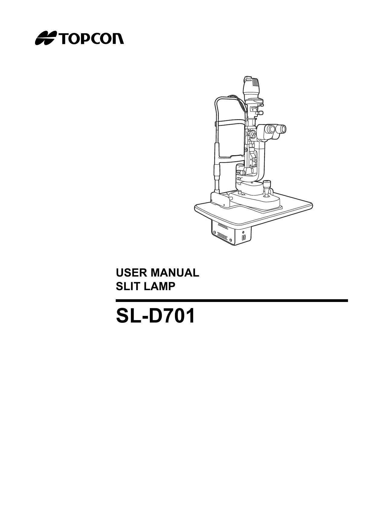 Topcon SL-D701 User Manual | Manualzz