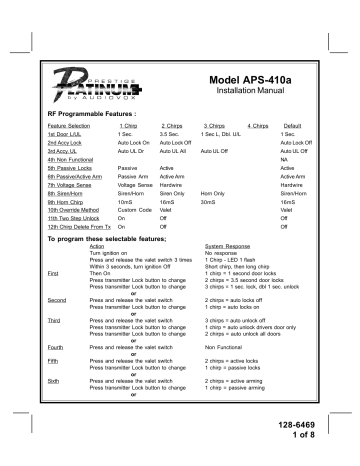 Prestige Aps997c Wiring Diagram - Wiring Diagram
