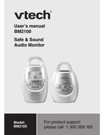 VTech BM2100 User Manual | Manualzz