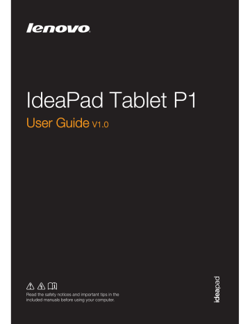 Lenovo ideapad P1 User Manual | Manualzz
