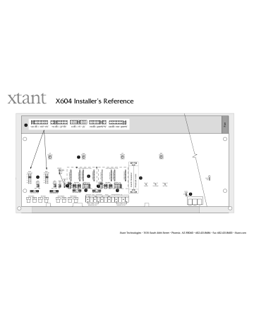Xtant X604 Installer's Reference Manual | Manualzz