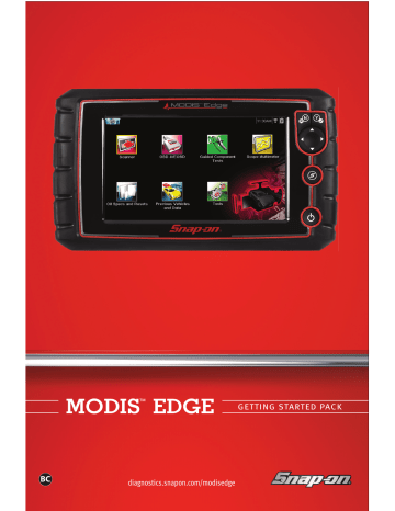 Snap-On MODIS Edge Quick Start Manual | Manualzz